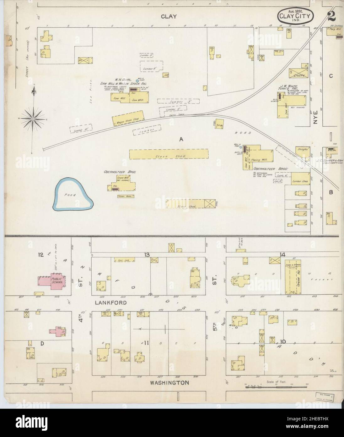 Map of clay city hi-res stock photography and images - Alamy