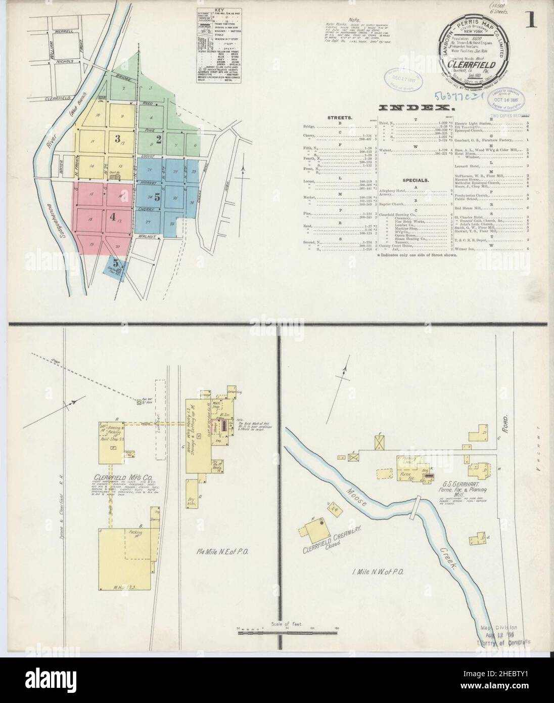 Map of clearfield hi-res stock photography and images - Alamy