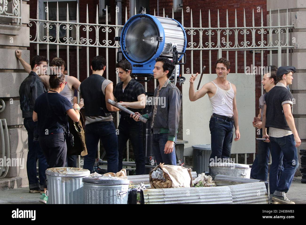 New York - NY - 20190724 Steven Spielberg directs the "Jets" scene of ...