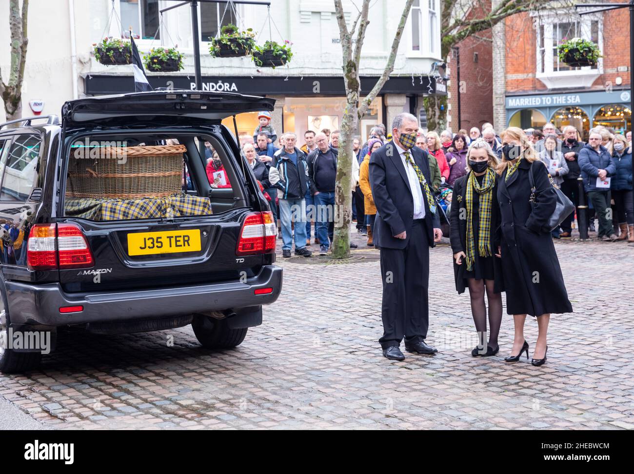 Jethro's Final Farewell took place in Truro Cathedral, Truro. Geoffrey ...