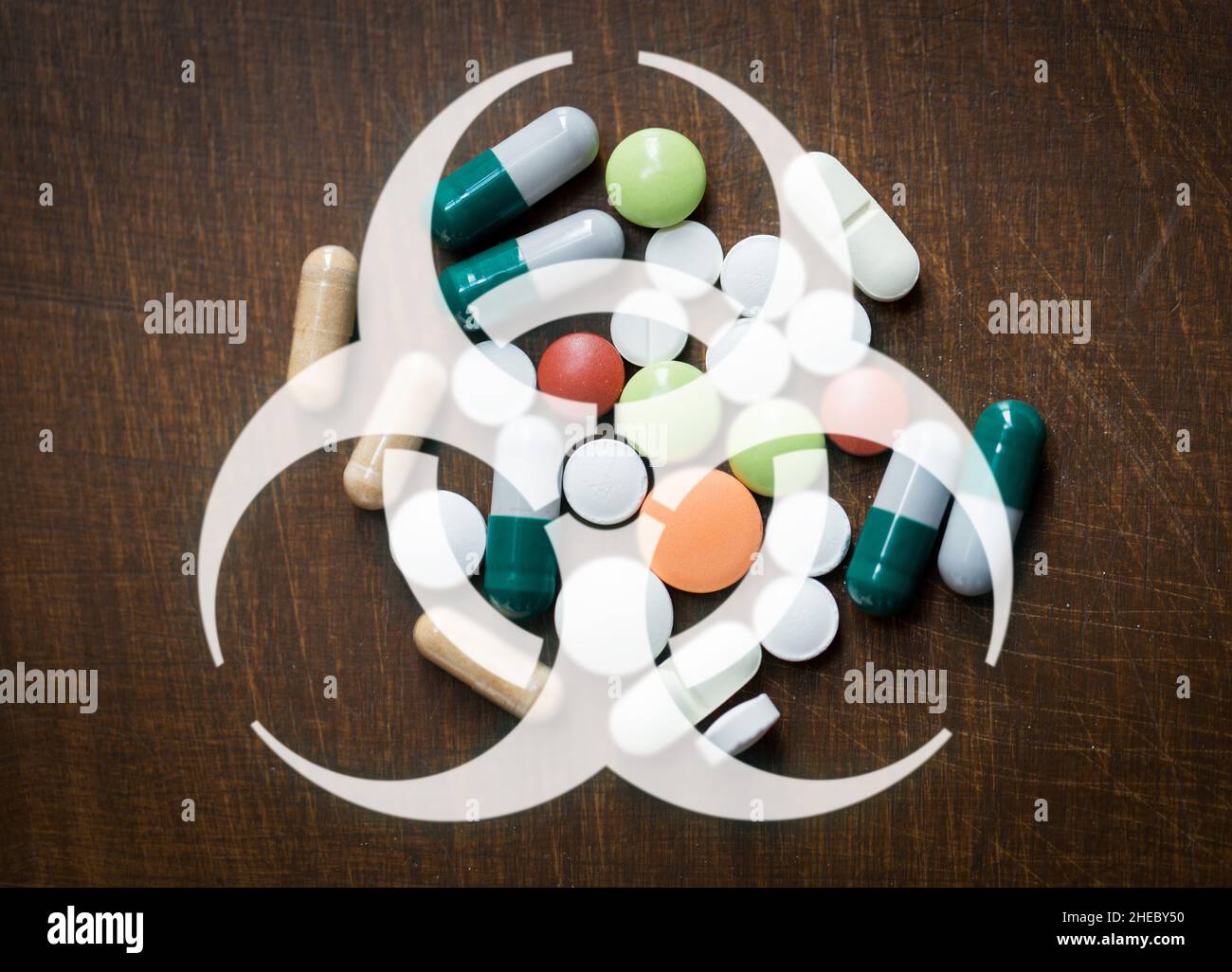 Medicines on table hi-res stock photography and images - Alamy