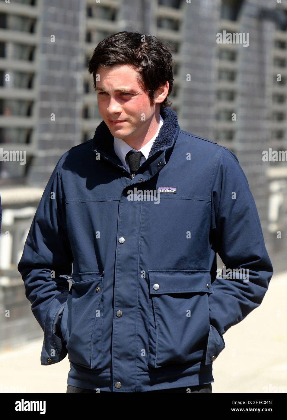 New York - NY - 20190404 Al Pacino and Logan Lerman were seen on set of ...