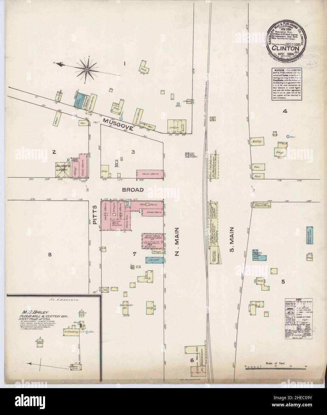 Map of laurens hi-res stock photography and images - Alamy