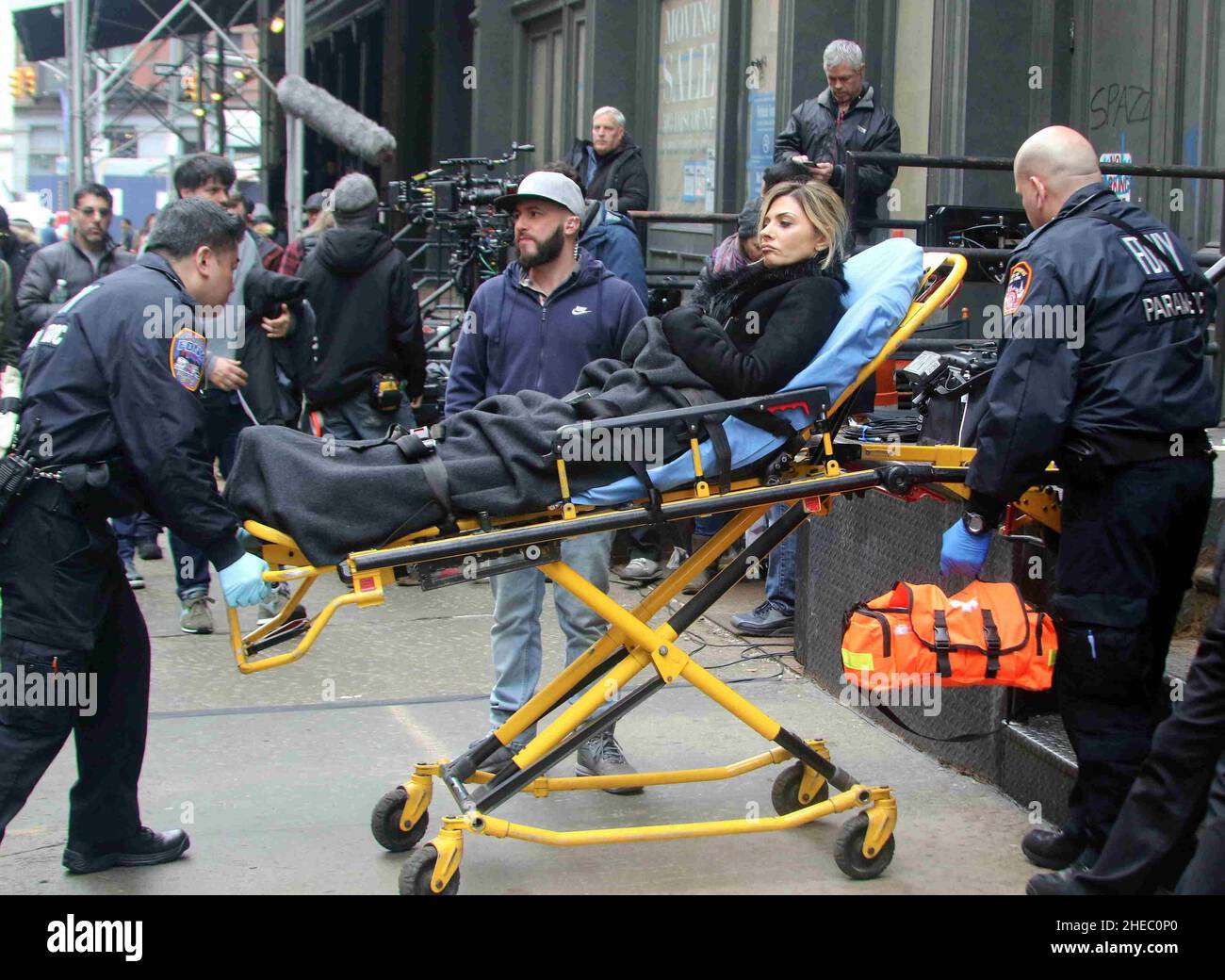 New York - NY - 20190215 Callie Thorne was pictured being taken into an ...