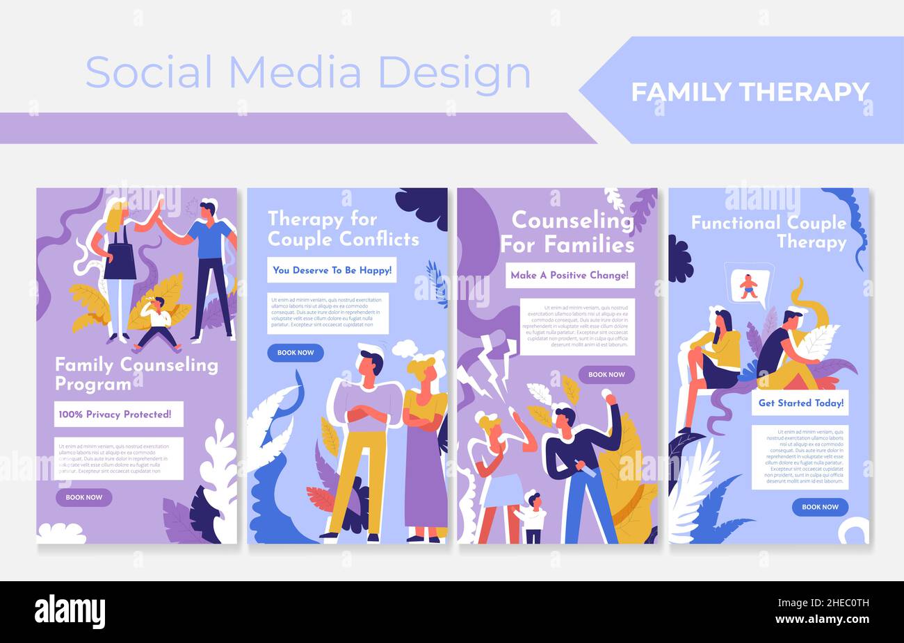 Family counseling child Stock Vector Images - Alamy