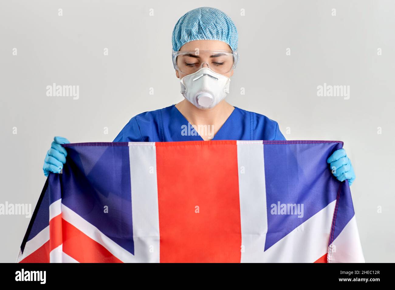 British flag face mask hi-res stock photography and images - Alamy