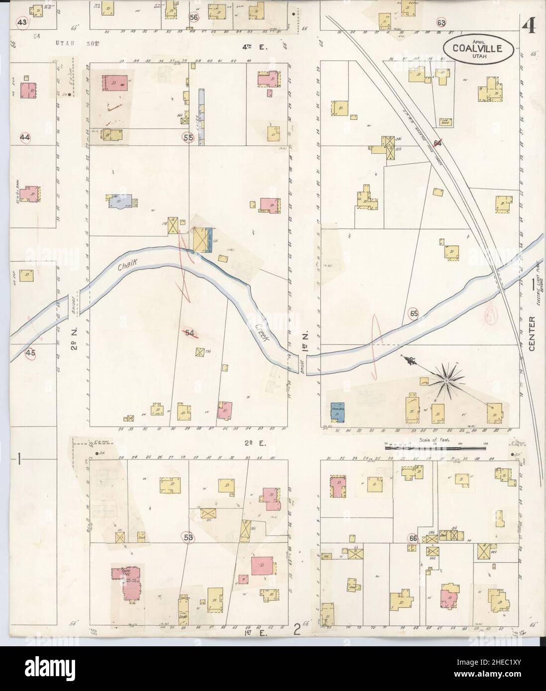 Map of coalville utah hi-res stock photography and images - Alamy