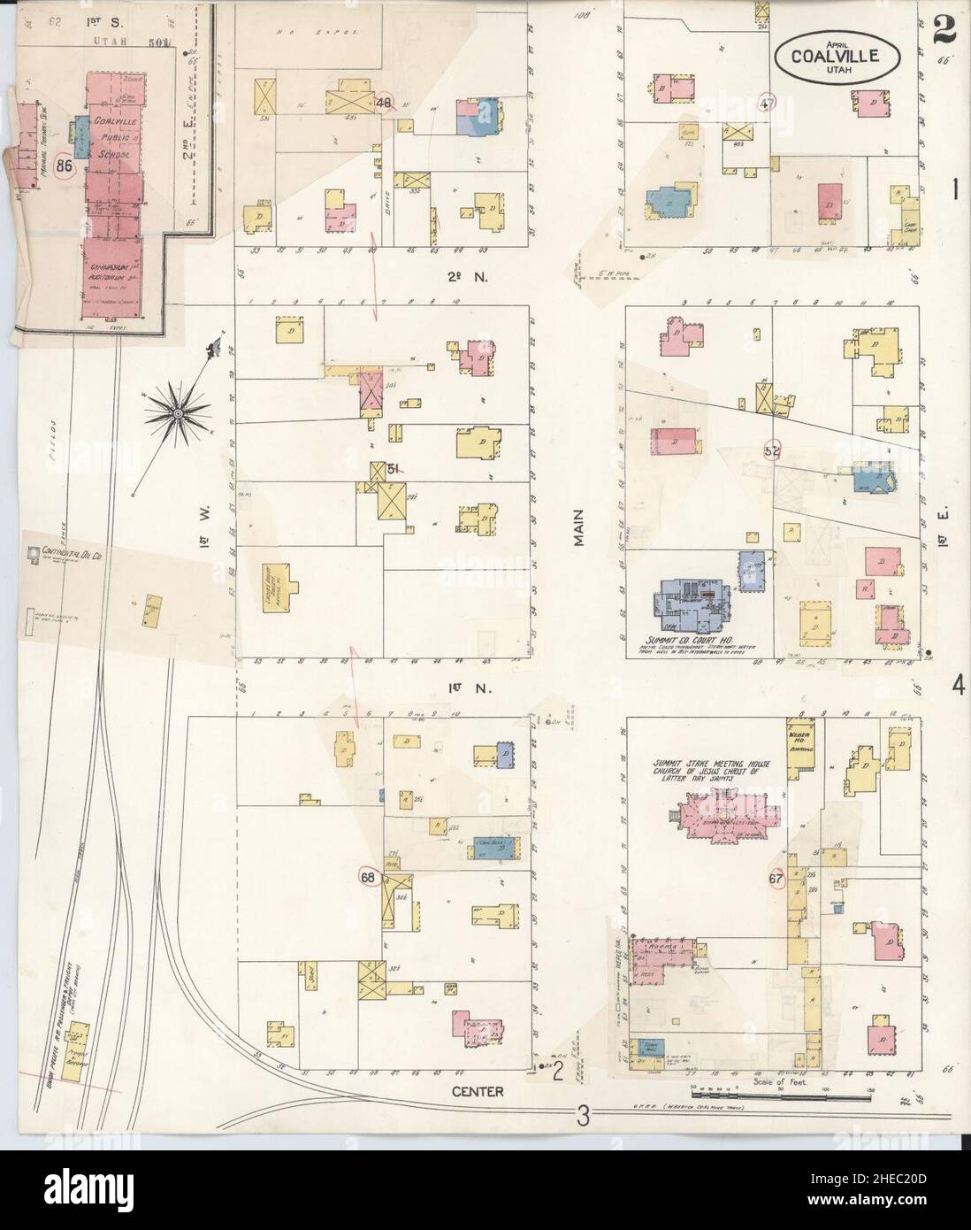 Map of coalville utah hi-res stock photography and images - Alamy