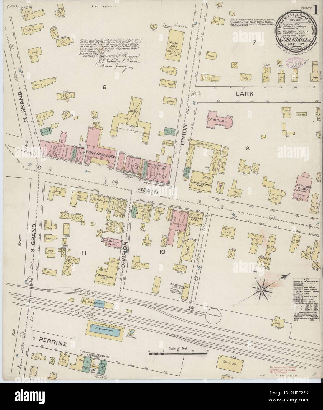 Map of cobleskill hi-res stock photography and images - Alamy