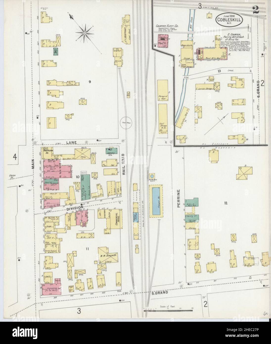 Cobleskill new york map hi-res stock photography and images - Alamy
