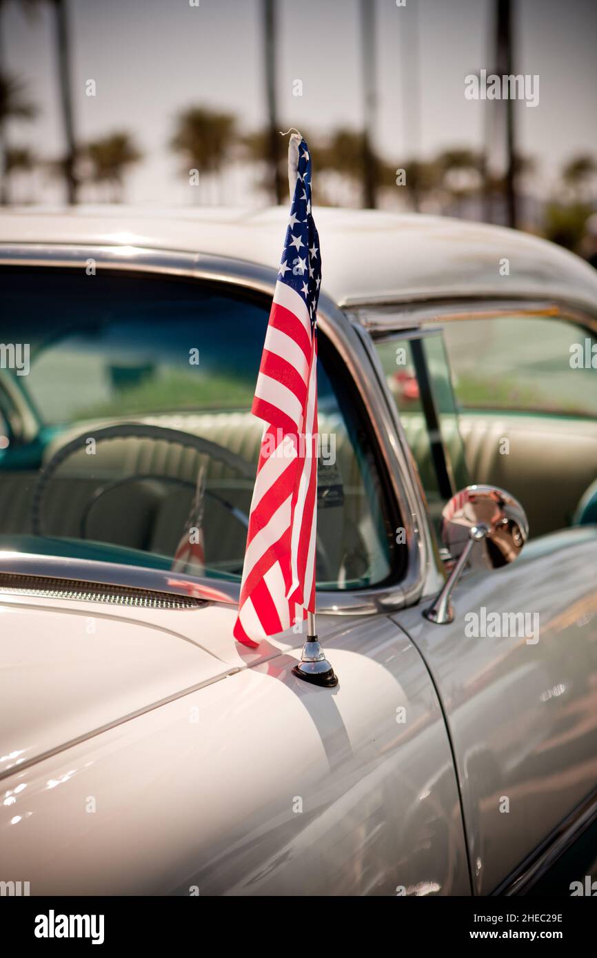 Car hood flag hi-res stock photography and images - Alamy