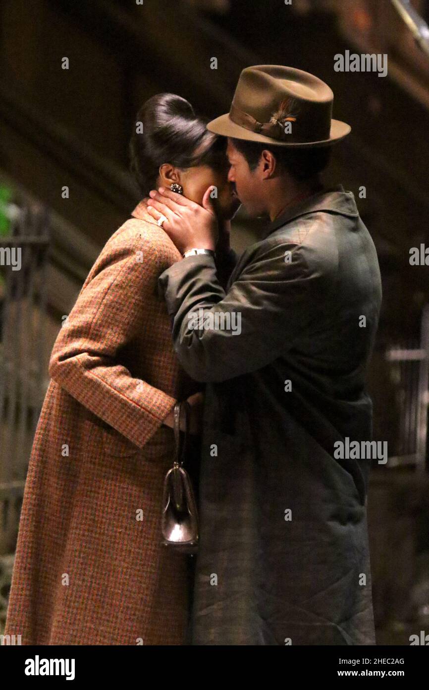 New York Ny 20191106 Jennifer Hudson And Marlon Wayans Share A Kiss