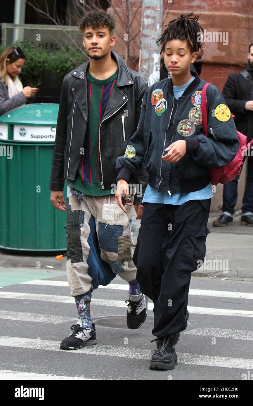 New York - NY - 20190206 Willow Smith and her boyfriendTyler Cole are ...
