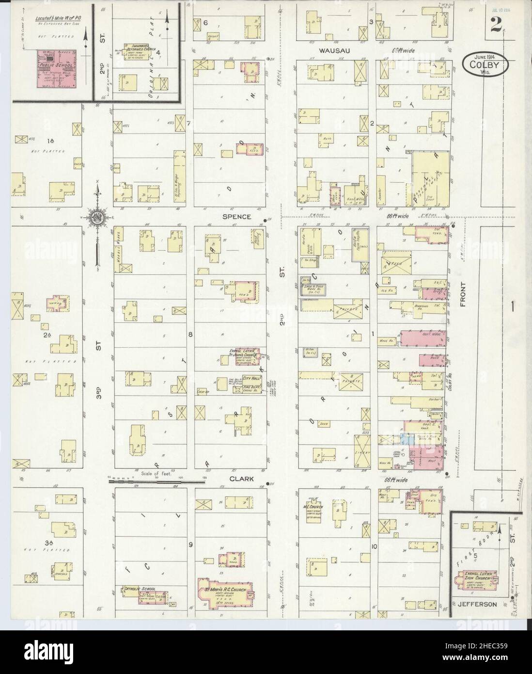 Map of colby hi-res stock photography and images - Alamy