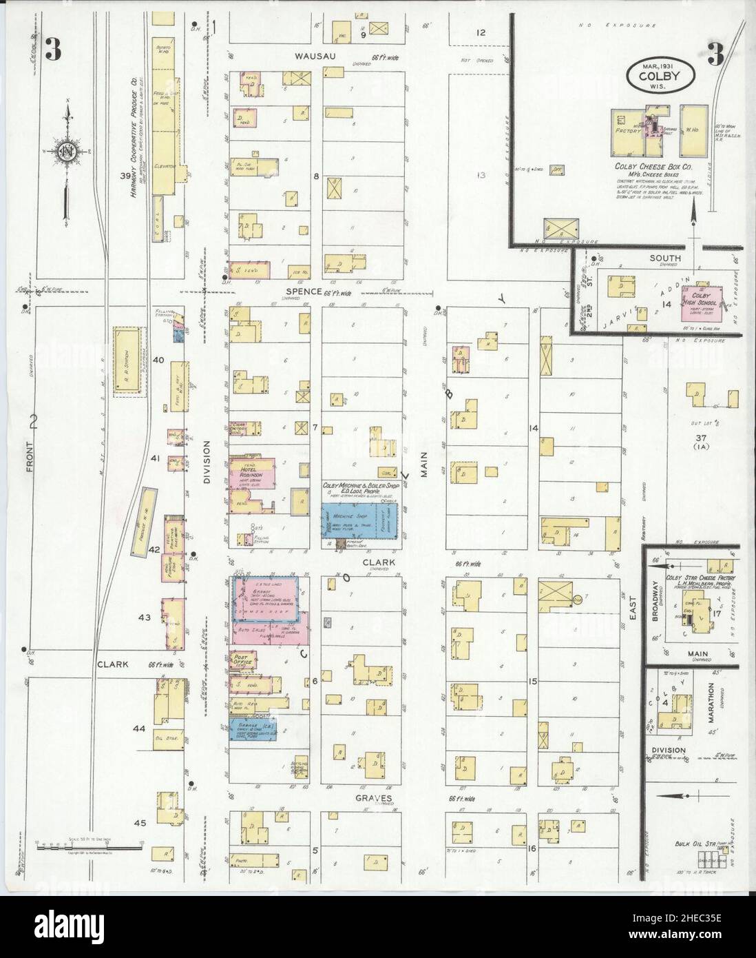 Map of colby hi-res stock photography and images - Alamy
