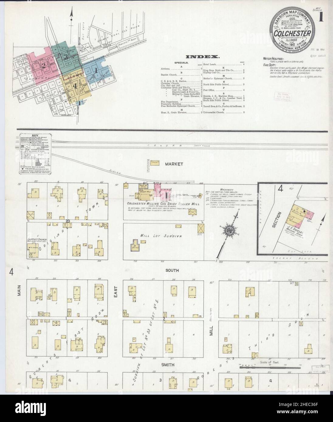 Map of colchester hi-res stock photography and images - Alamy