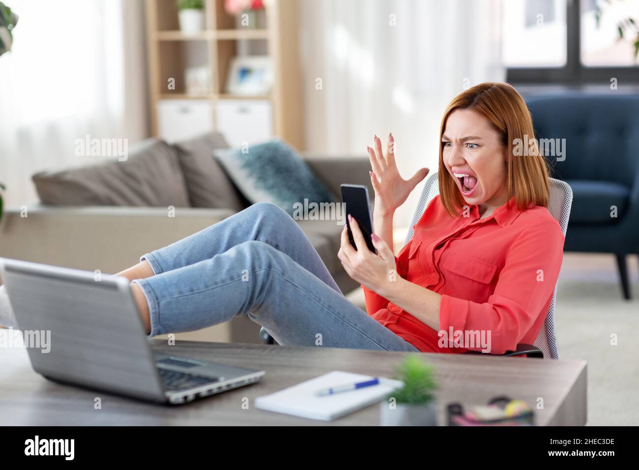 Female evil woman office hi-res stock photography and images - Alamy