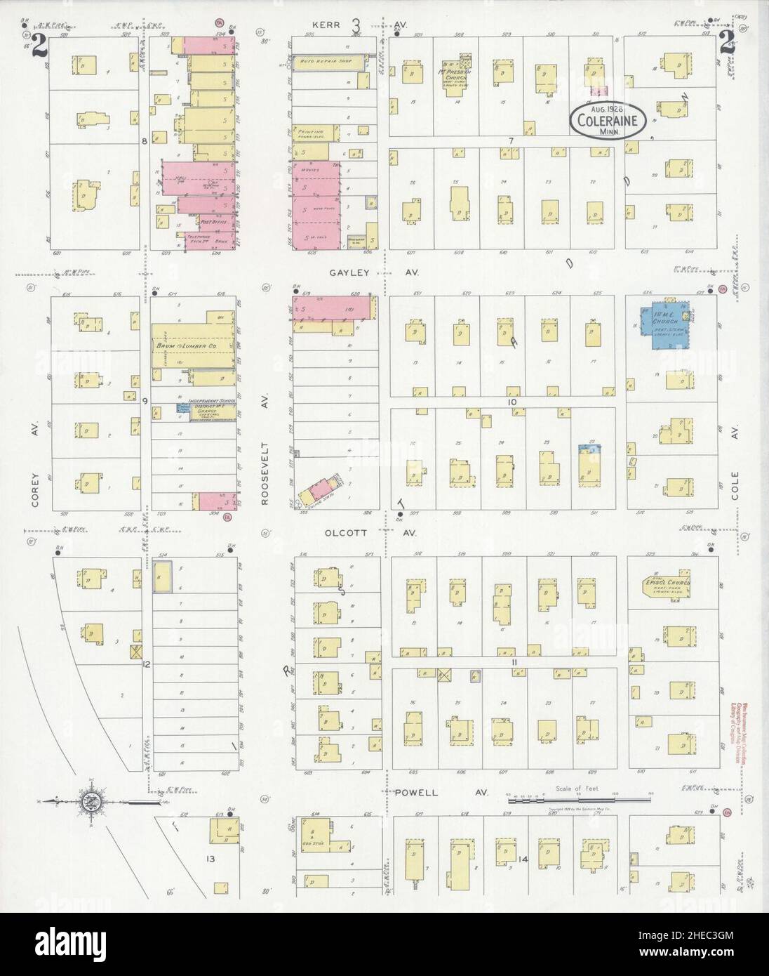 Coleraine minnesota map hi-res stock photography and images - Alamy