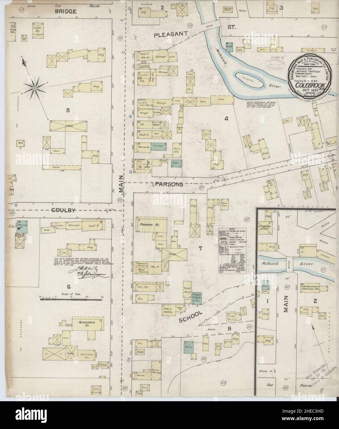 Colebrook map hi-res stock photography and images - Alamy