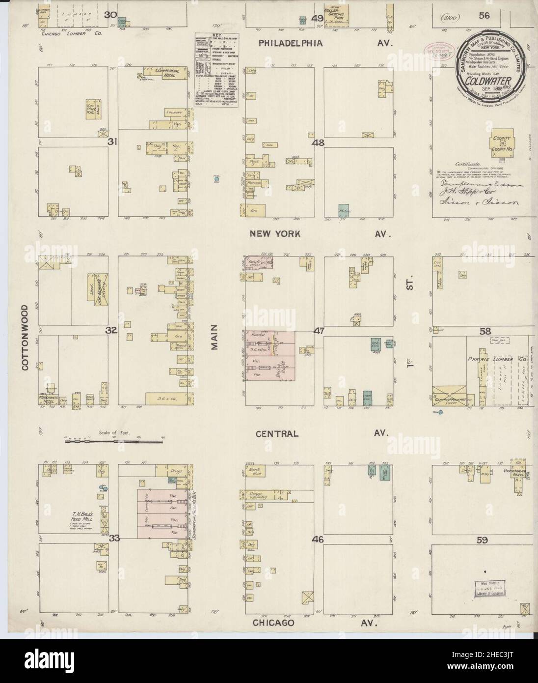 Map of coldwater kansas hi-res stock photography and images - Alamy
