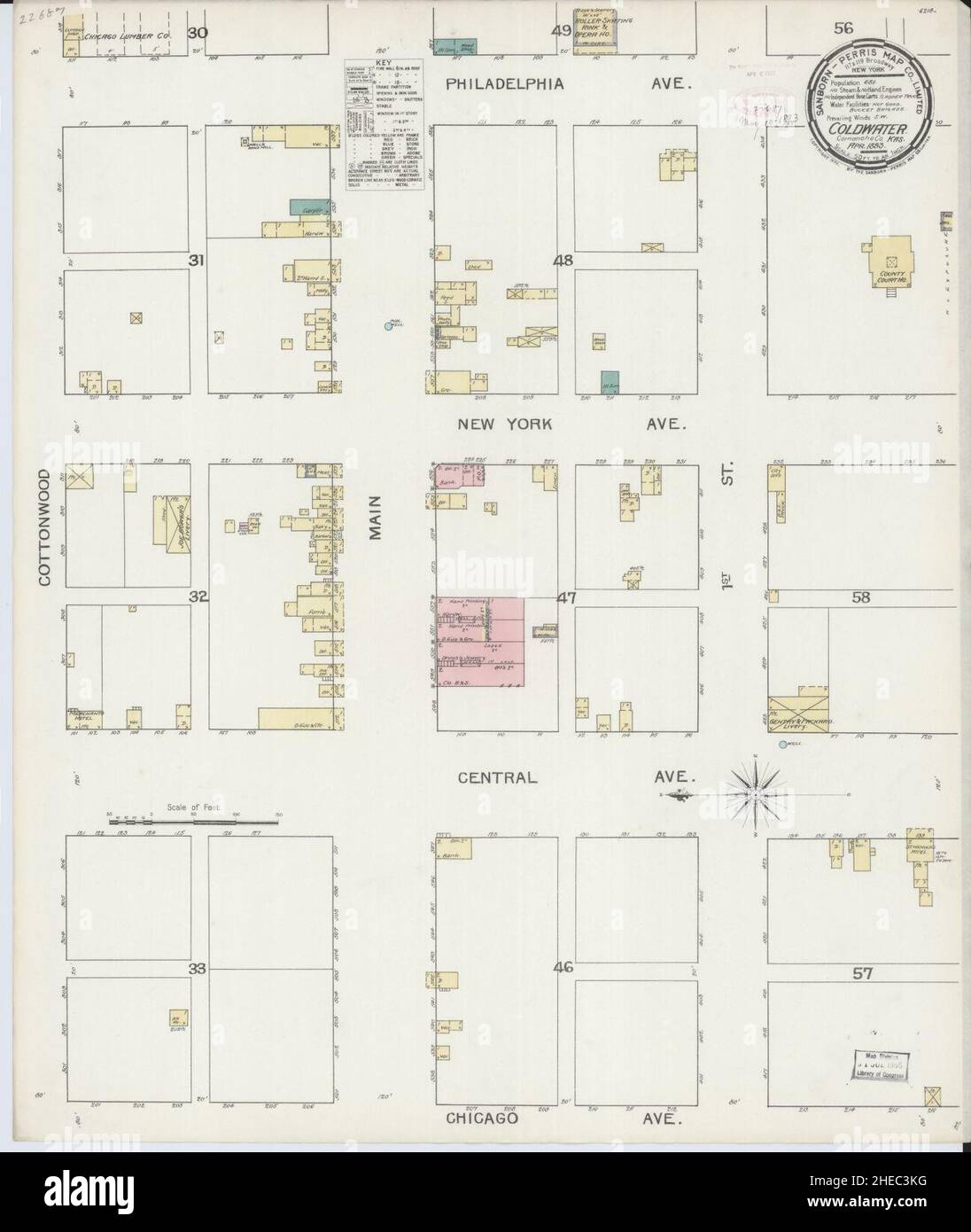 Map of coldwater kansas hi-res stock photography and images - Alamy