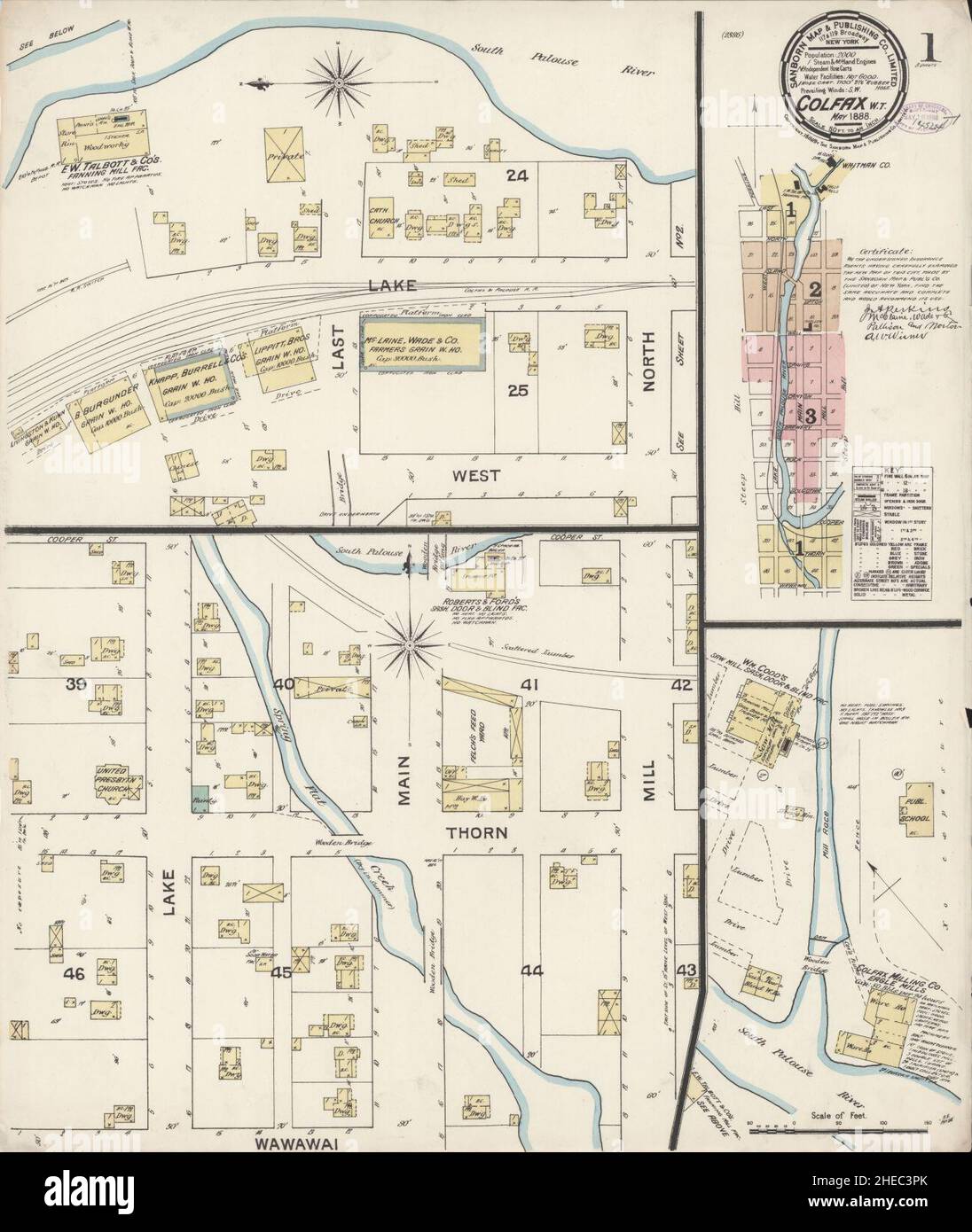 Map of colfax hi-res stock photography and images - Alamy