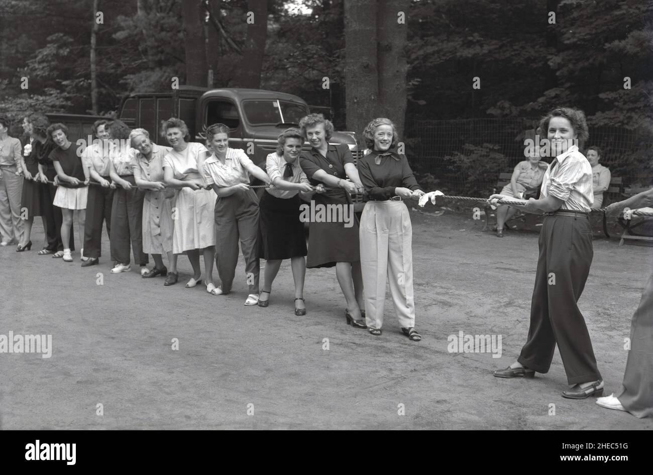 Ladies tug of hi-res stock photography and images - Alamy