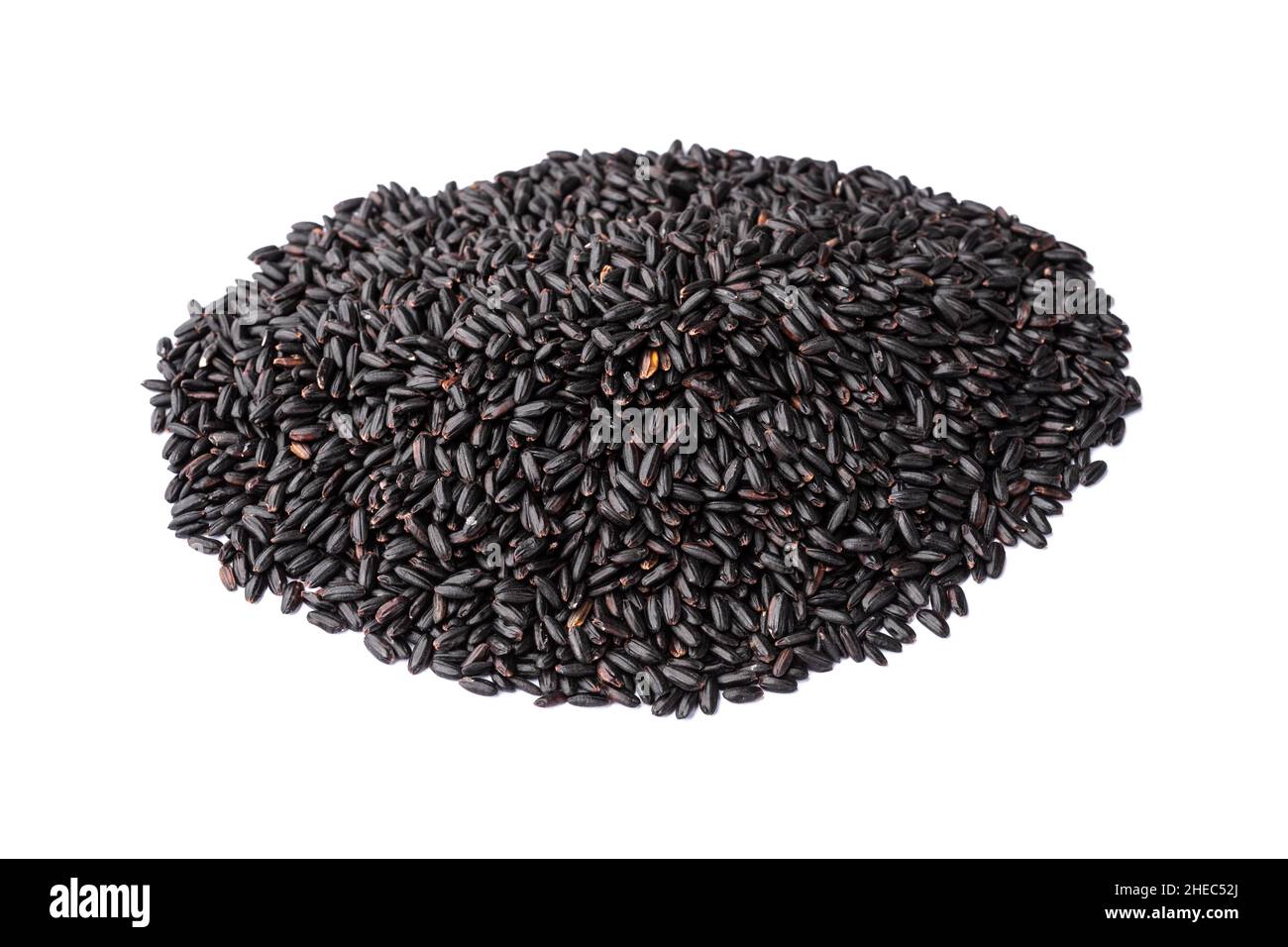 Rice pile over black hi-res stock photography and images - Alamy