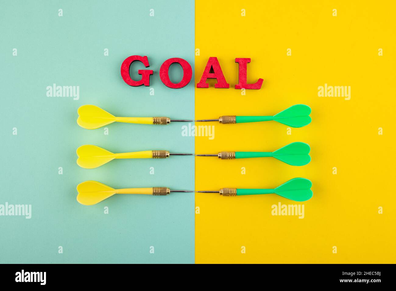 Target and goal concept with arrows Stock Photo - Alamy