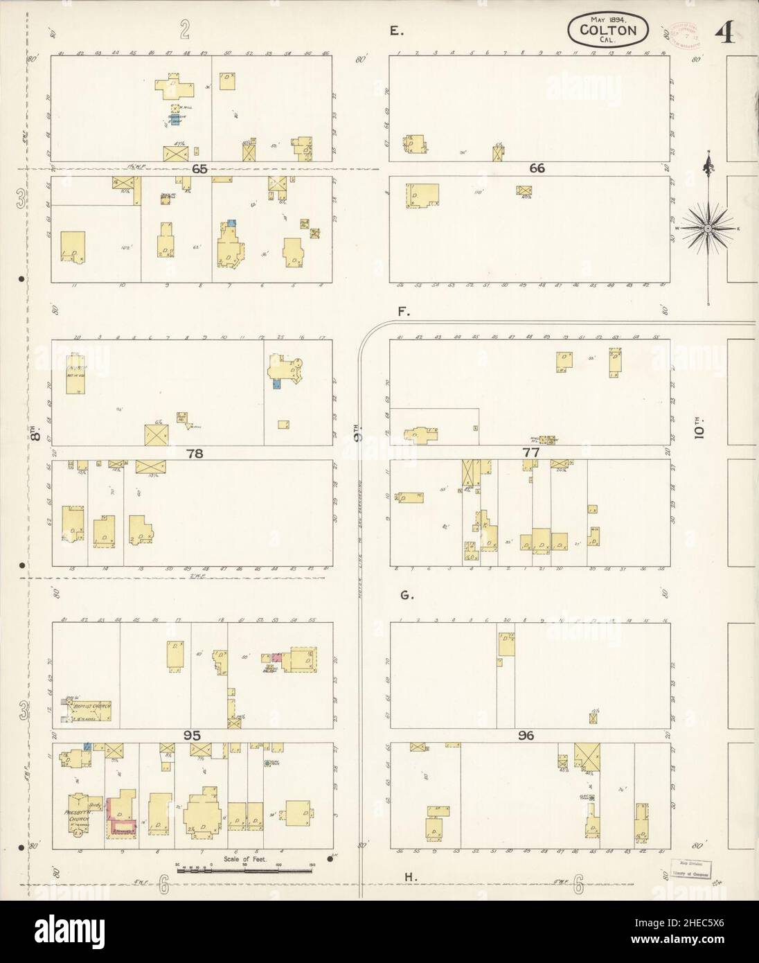 Sanborn Fire Insurance Map from Colton, San Bernardino County ...