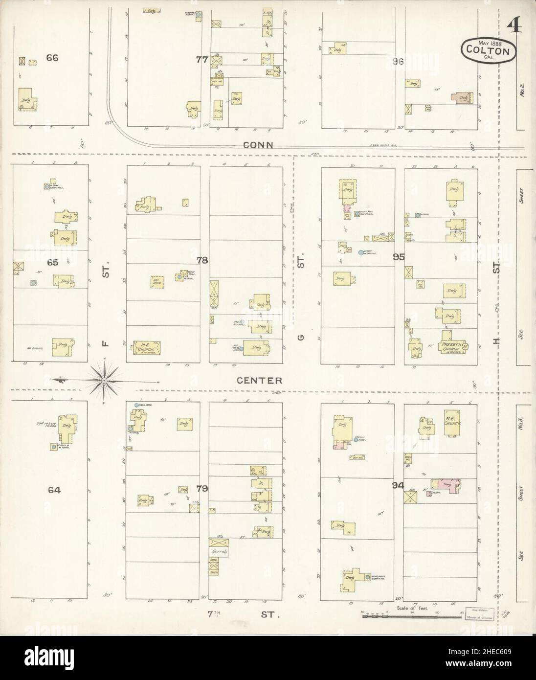 Sanborn Fire Insurance Map from Colton, San Bernardino County ...