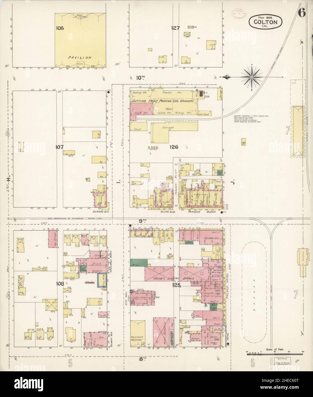 Sanborn Fire Insurance Map from Colton, San Bernardino County ...
