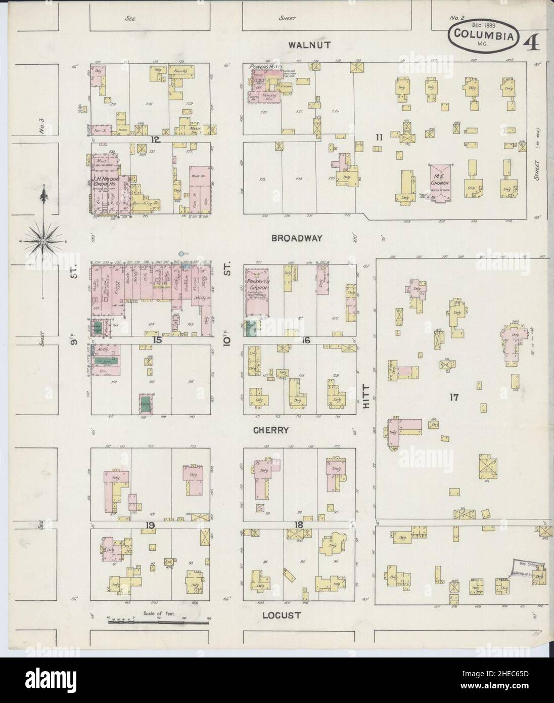 Boone county map hi-res stock photography and images - Alamy