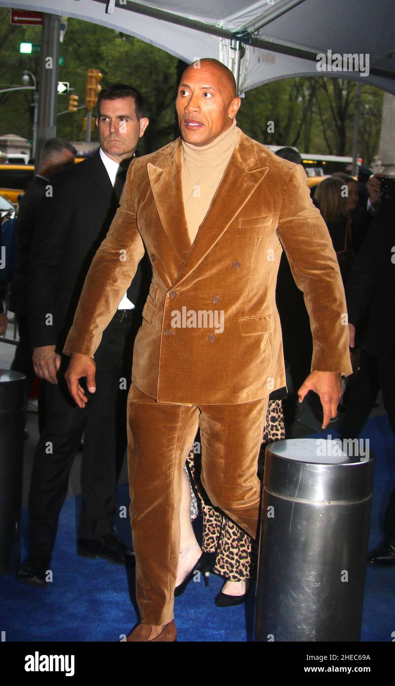 New York - NY - 20190423 Time 100 Gala arrivals. -PICTURED: Dwayne ...