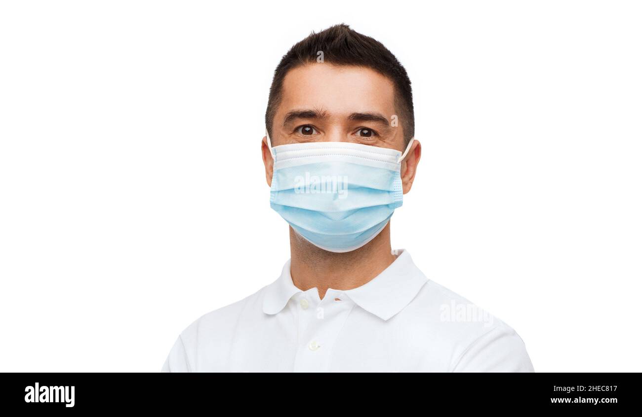 Man medical mask hi-res stock photography and images - Alamy