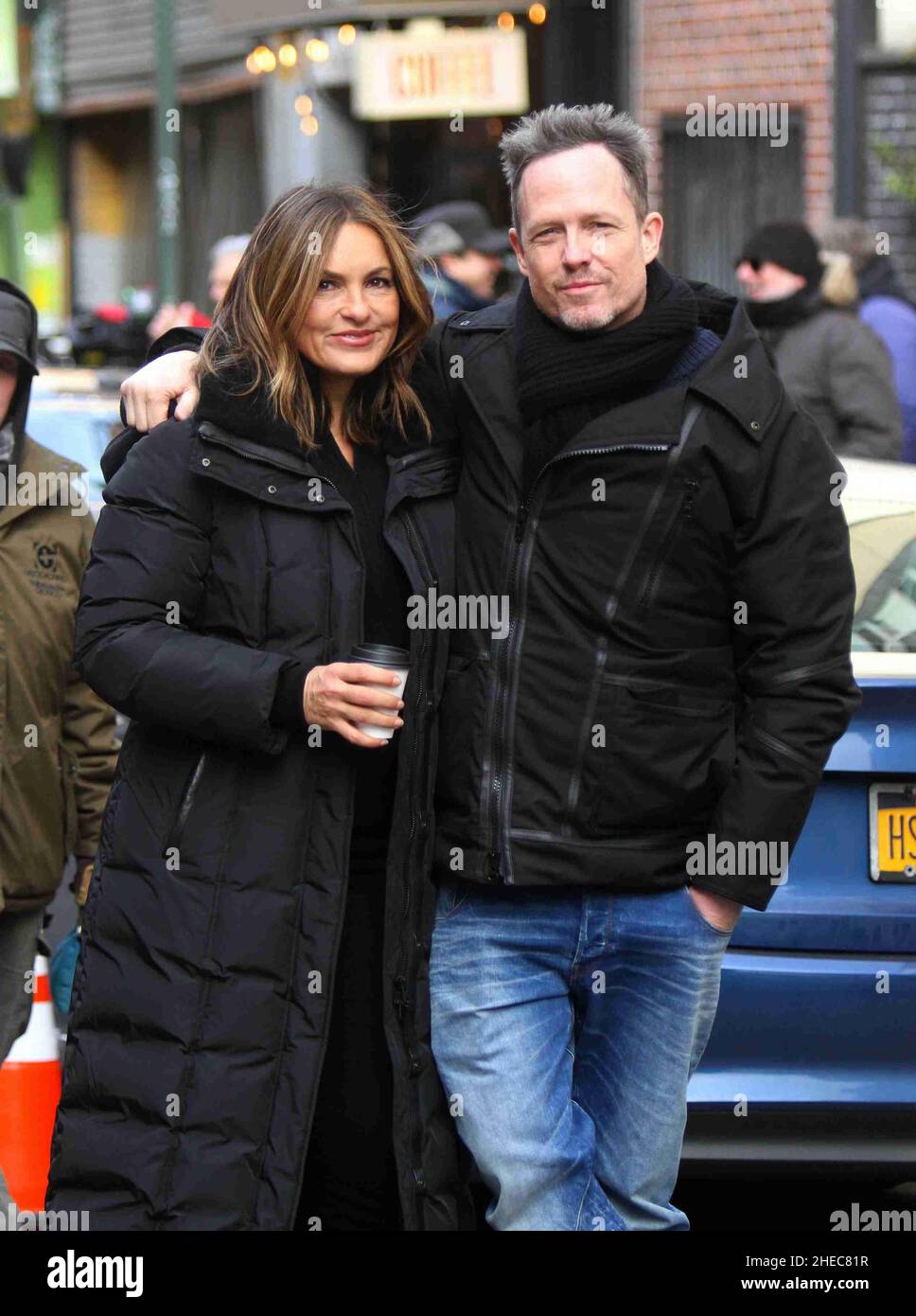 New York - NY - 20190128 Mariska Hargitay and Dean Winters were seen ...