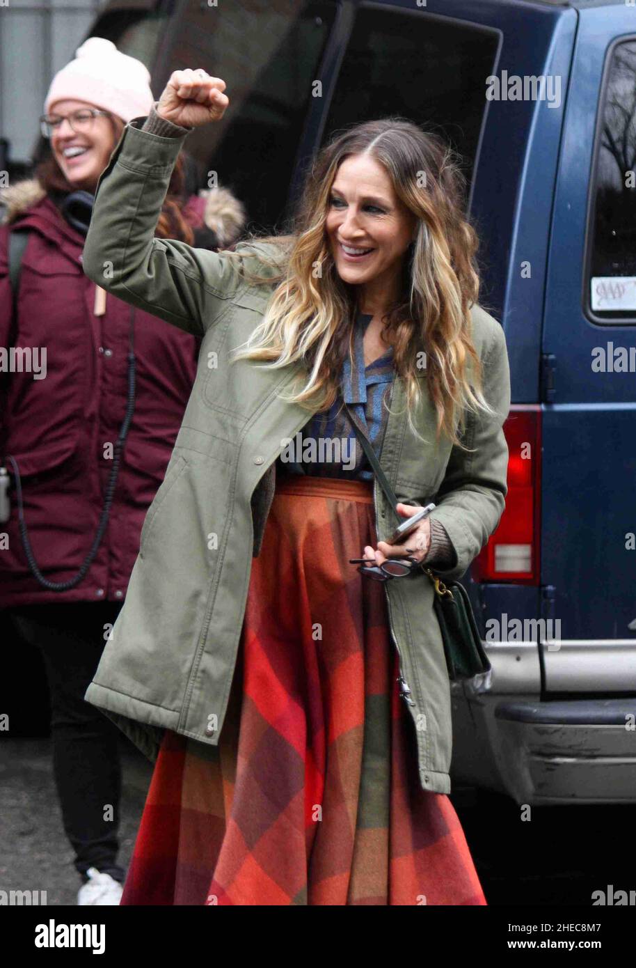 New York - NY - 20190206 Sarah Jessica Parker was seen filming an angry ...