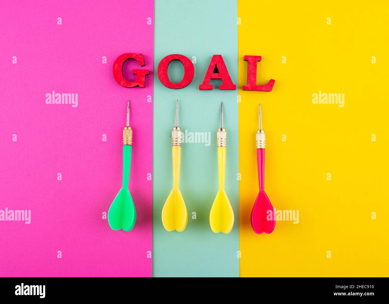 Target and goal concept with arrows Stock Photo - Alamy