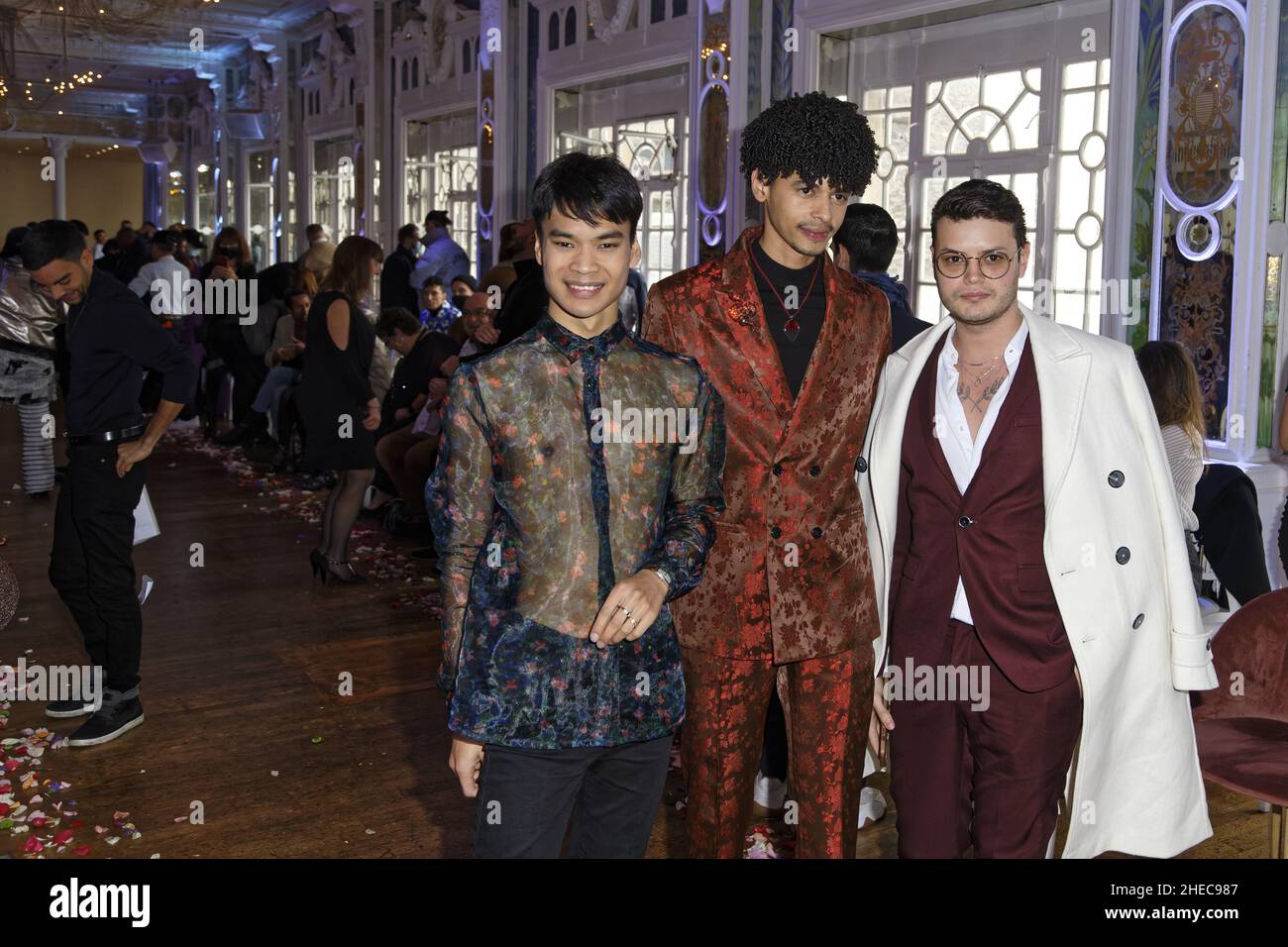 Paris, France. 9th Jan, 2022. Jeremy Bellet and André Rodrigues attend ...