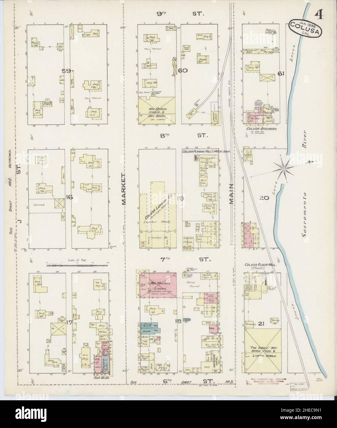 Colusa county map hi-res stock photography and images - Alamy