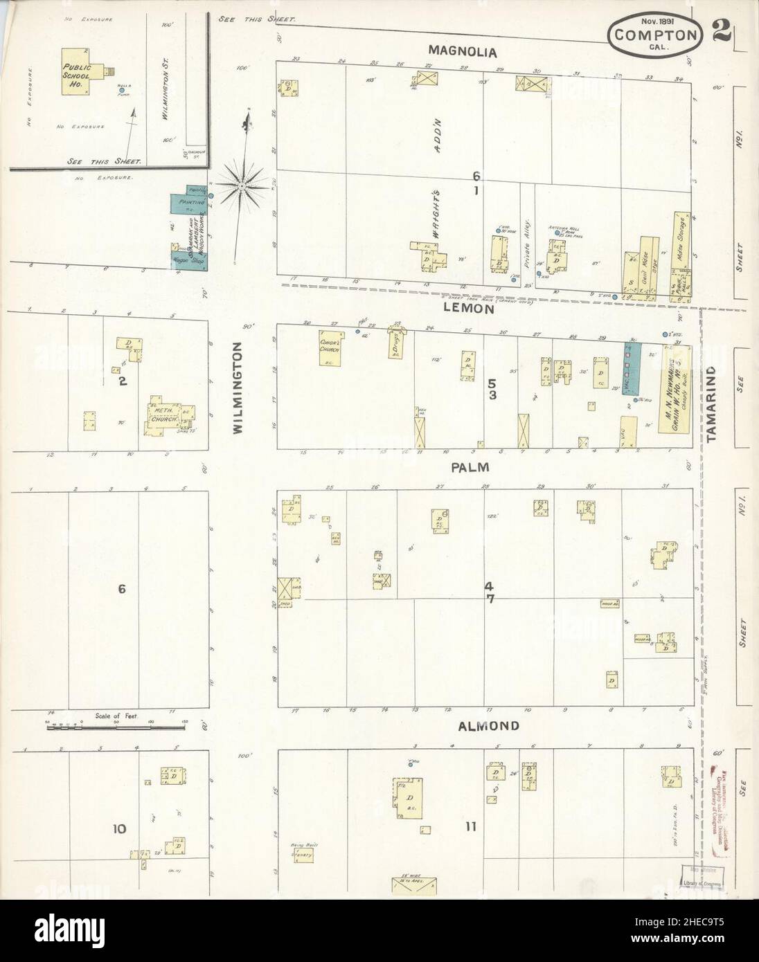 Compton map hi-res stock photography and images - Alamy