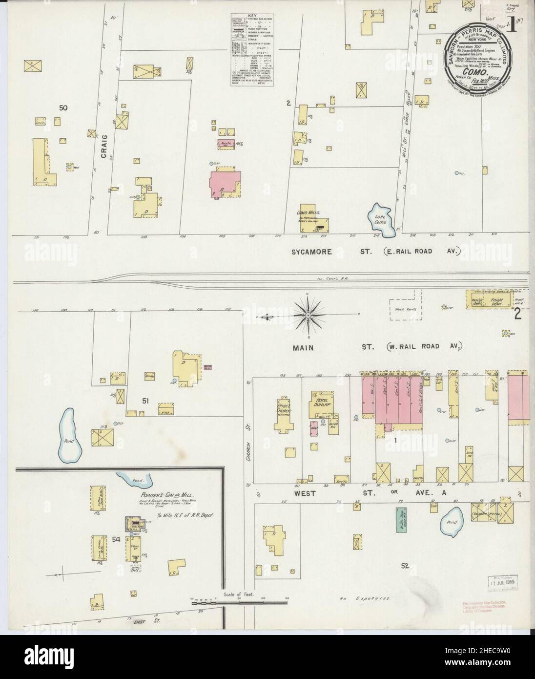 Map of como mississippi hi-res stock photography and images - Alamy