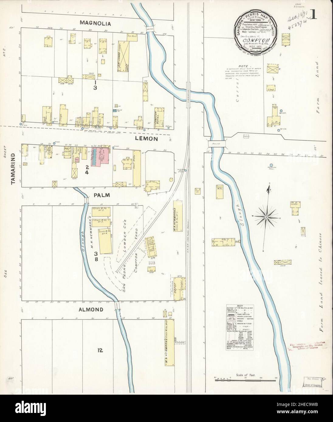 Compton map hi-res stock photography and images - Alamy