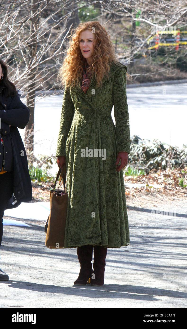 New York - NY - 20190327 Nicole Kidman and Noah Jupe pictures filming a ...