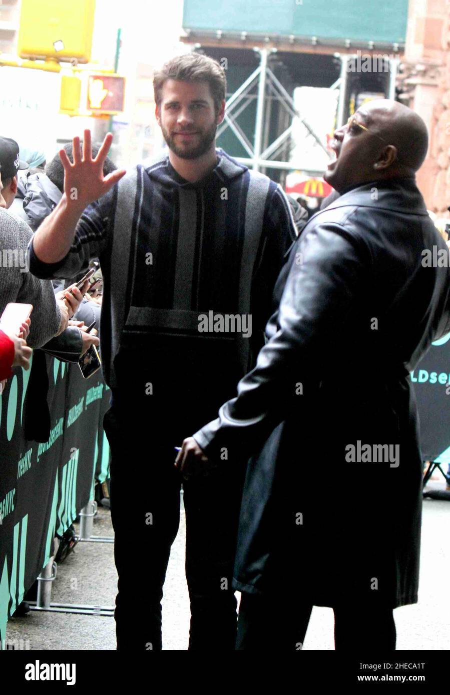 New York - NY - 20190208 Liam Hemsworth was seen promoting his new film ...