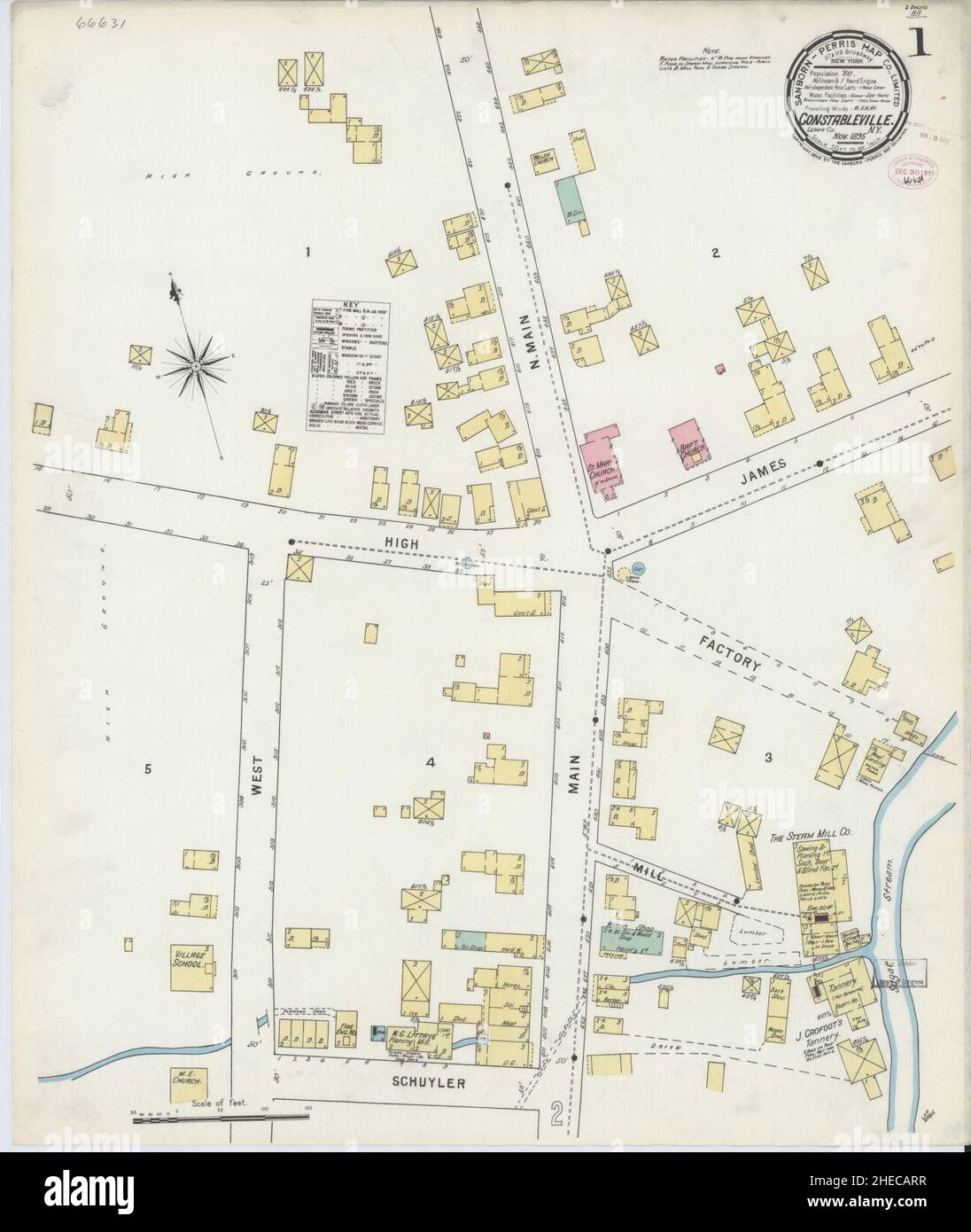 Map of constableville hi-res stock photography and images - Alamy