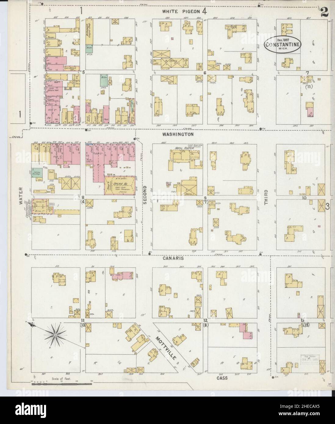 Vintage constantine map hi-res stock photography and images - Alamy