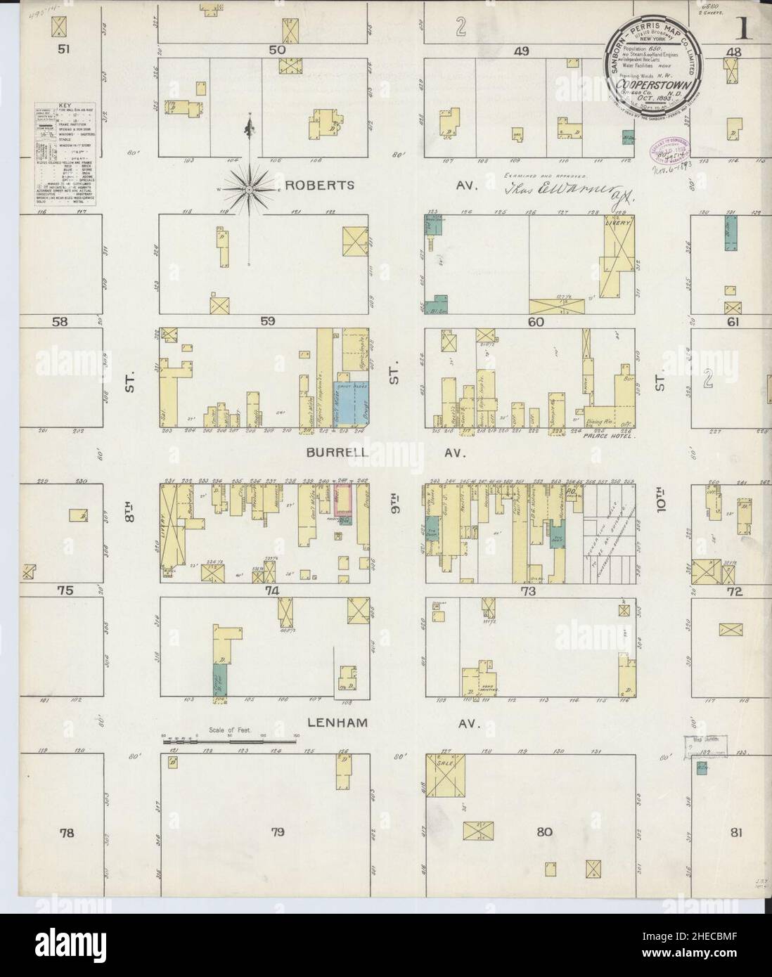 Map of cooperstown hi-res stock photography and images - Alamy