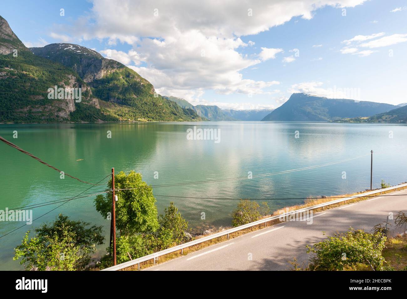 Lustrafjord (a branch of Sognefjord), Norway Stock Photo - Alamy