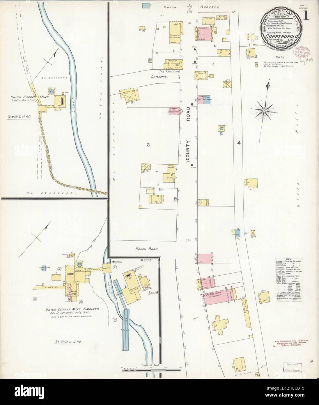 Calaveras county map hi-res stock photography and images - Alamy